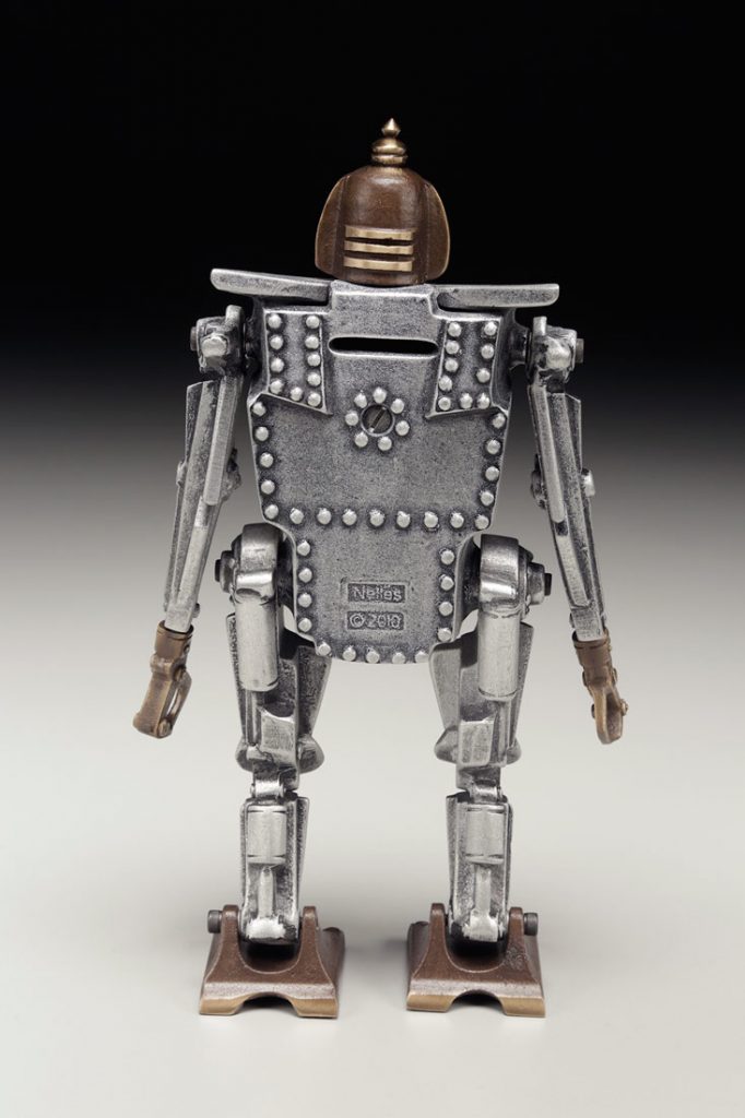 Scott Nelles - Bob the Robot Coin Bank | Grovewood Gallery