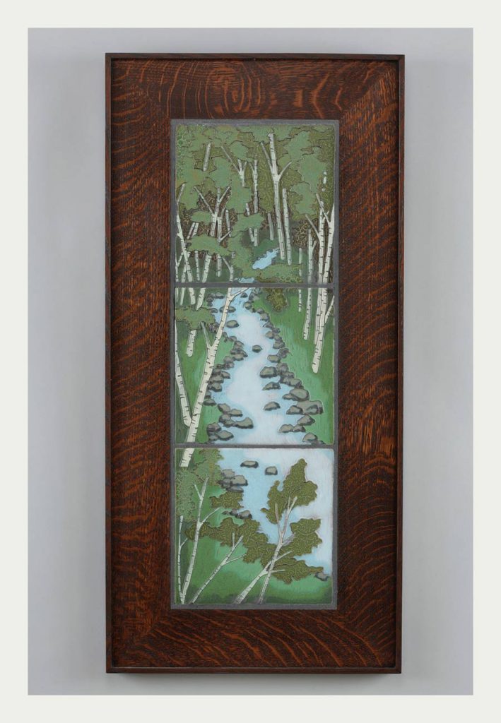 Jonathan White - Ceramic Birch Triptych | Grovewood Gallery