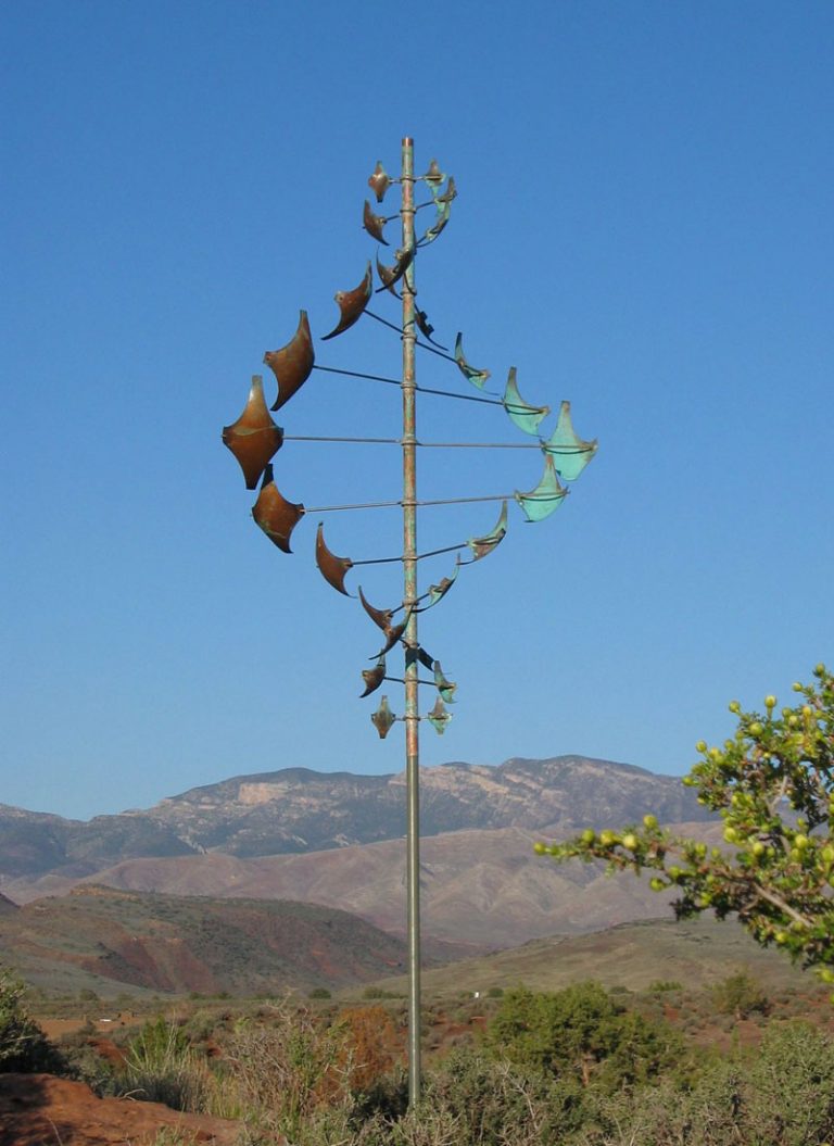 Star Dancer Vertical Wind Sculpture | Grovewood Gallery