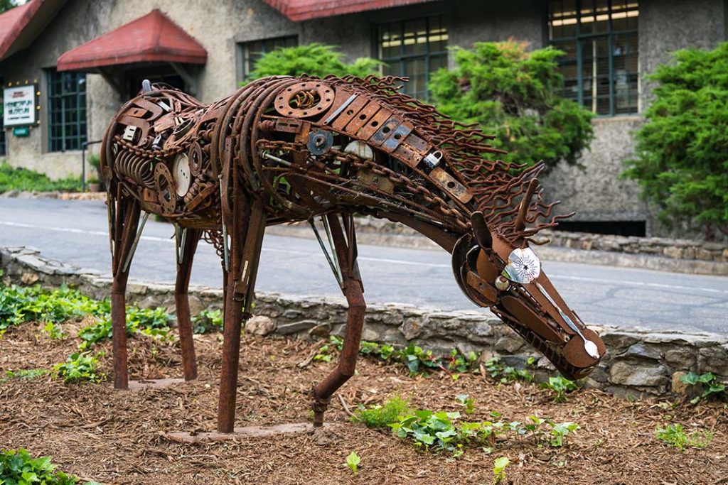 Garden Horse by Jonathan Bowling | Grovewood Gallery